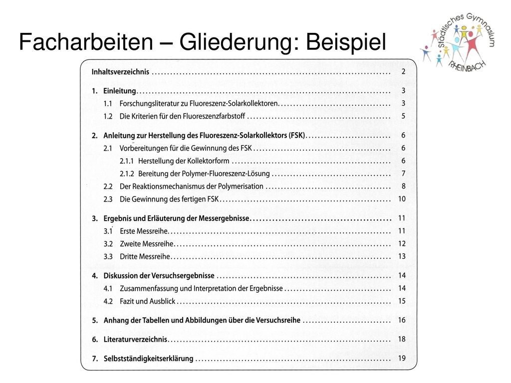 Schlusswort Facharbeit Vorlage Schlusswort Facharbeit Vorlage