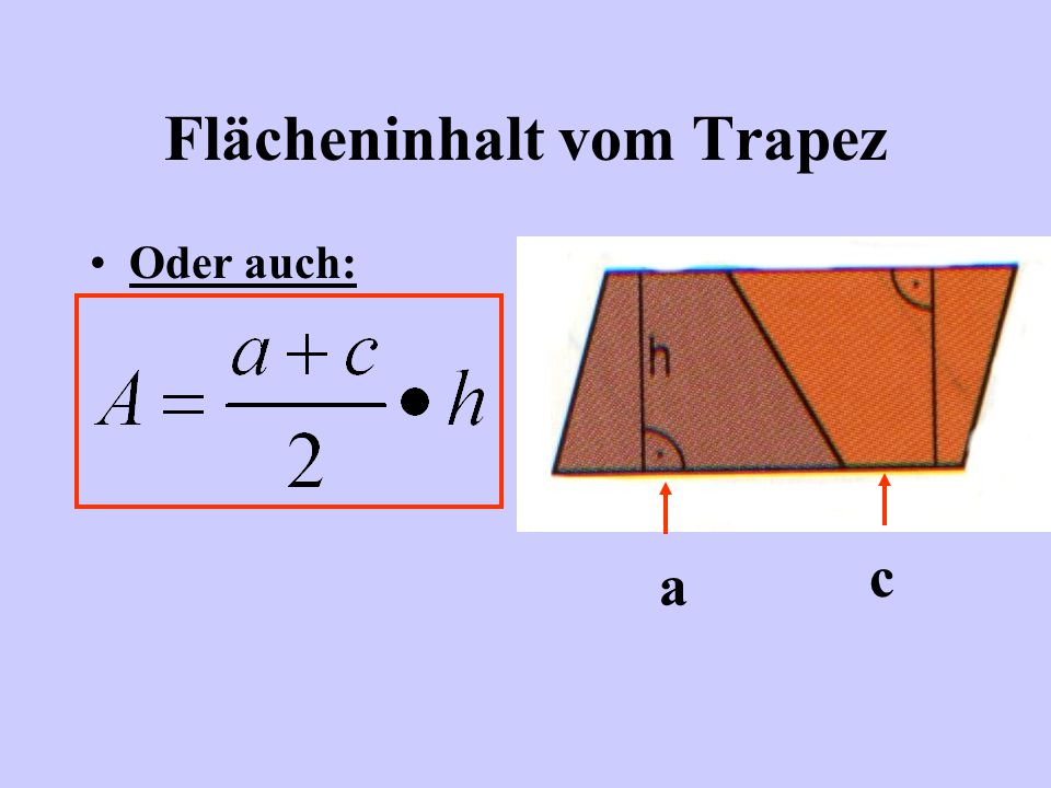 Trapez Flacheninhalt Berechnen Online Trapez Flacheninhalt Berechnen Online